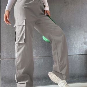SHEIN | Pants & Jumpsuits | Light Grey Cargo Pants | Poshmark